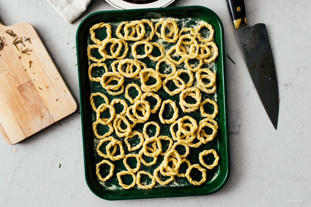 Super Simple Two Ingredient Semolina Pasta and How to Shape Lorighittas